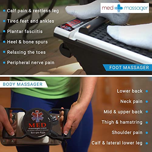 MedMassager MMB04 Variable Speed Body & Foot Massager Combo | Pricepulse