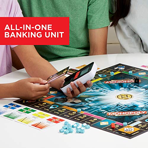 Monopoly Ultimate Banking Edition Board Game for Families and Kids Ages ...