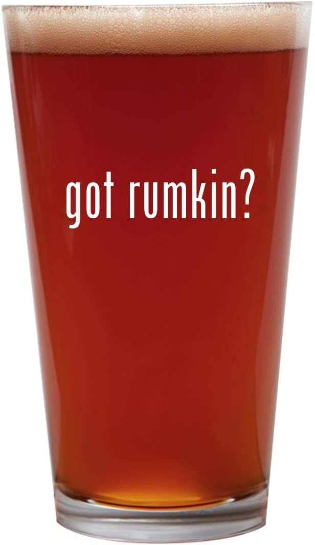 Amazon.com | got rumkin? - 16oz Beer Pint Glass Cup: Beer Glasses