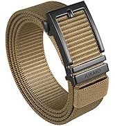 JUKMO Ratchet Belt for Men, Nylon Web Tactical Belt with Automatic ...