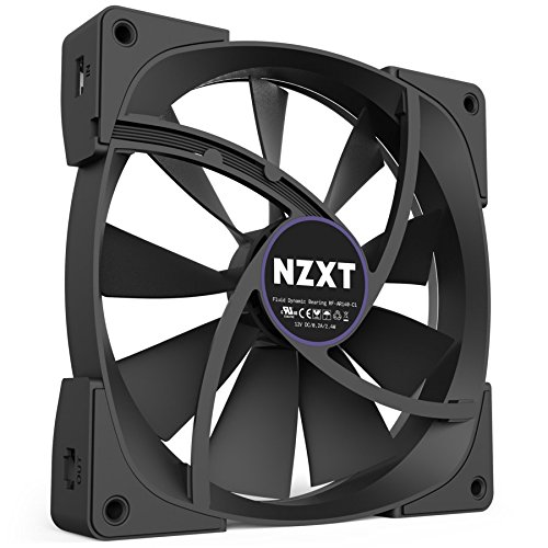 NZXT AER RGB120 Single Pack RF-AR120-B1 120mm Digitally Controlled RGB ...