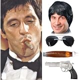 Scarface Tony Montana Fancy Dress Costume Men's One Size: Amazon.co.uk ...