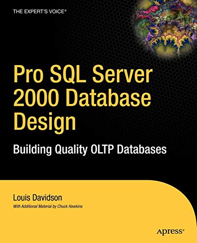 Pro SQL Server 2000 Database Design: Davidson, Louis, Apress: 0689253150221: Amazon.com: Books