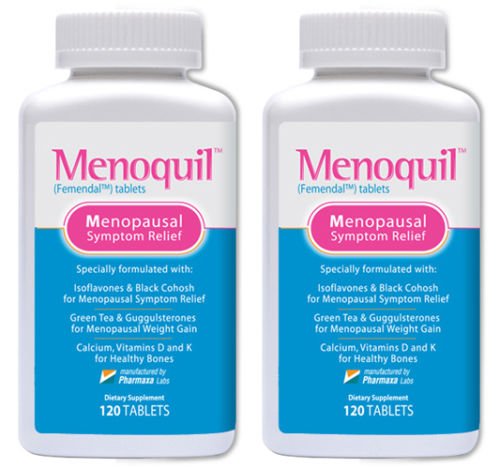 Menoquil - Menopausal Symptom Relief (120 Tablets/Bottle) (2 ...