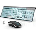 Amazon.com: J JOYACCESS Wireless Keyboard and Mouse Combo with 7 Backlit Options,Quiet Light Up ...