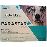 Amazon.com : Novartis Parastar 3pk With Fipronil Flea and Tick Control ...
