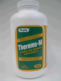 Amazon.com: THEREMS M TABS ***RUG Size: 1000 by RUGBY LABORATORIES ...