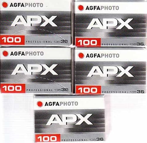 Agfa Agfapan APX 100 Black & White Negative Film ISO 100, 35mm Size, 36 ...