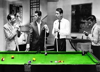 The Rat Pack Pool Table Canvas Art Print No.1 Range Of Sizes Available ...