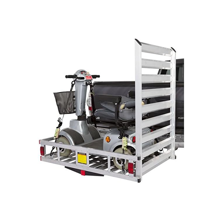 Economy Hitch Mounted Mobility Scooter Carrier Rack with Ramp ...