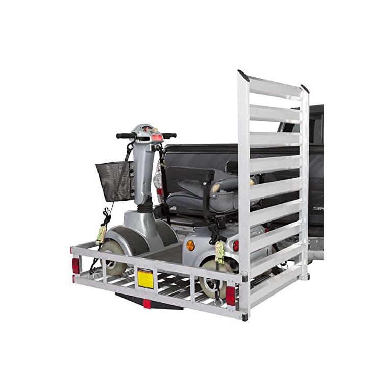 Economy Hitch Mounted Mobility Scooter Carrier Rack with Ramp ...