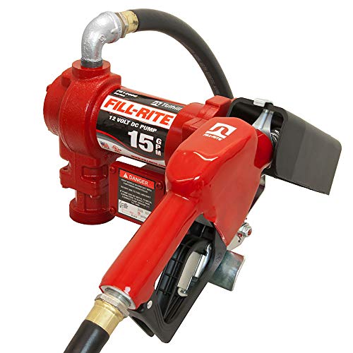 Fill-Rite FR1210HA 12V 15 GPM Fuel Transfer Pump with Discharge Hose ...
