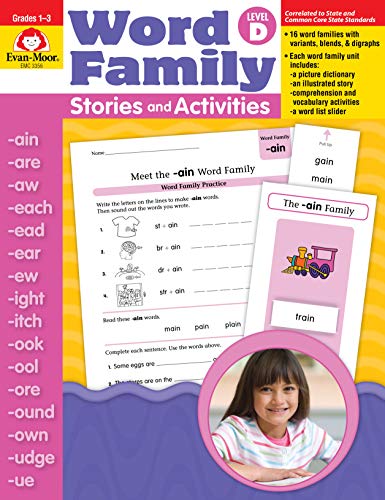 Word Family Stories and Activities, Level D: Evan-Moor Educational ...