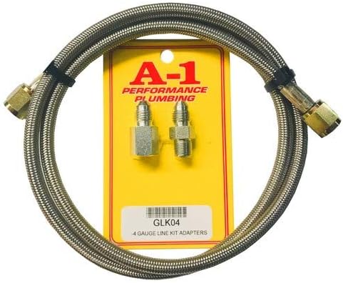 Amazon.com: A-1 Racing Products Inc. 30" Oil Pressure Line Kit with 1/8 ...