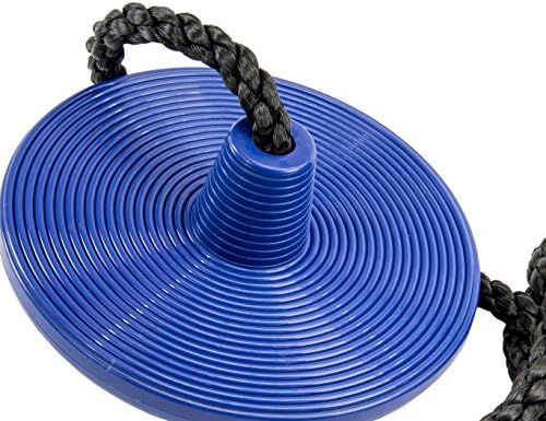 Squirrel Products Heavy Duty Plastic Tree Swing – Disc Rope Swing with ...