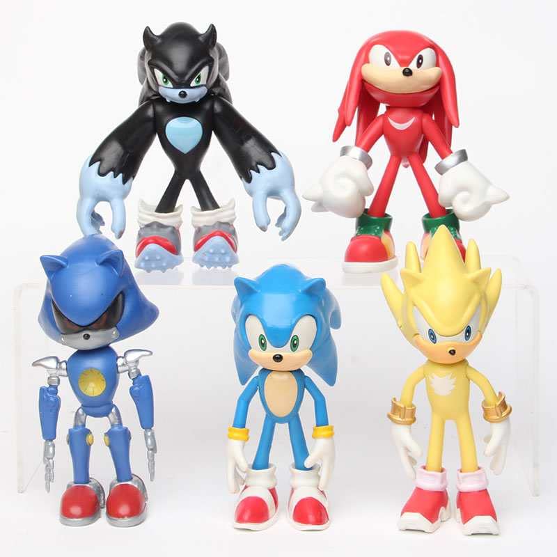 Sonic Action Figures,Sonic Toys,4.8 inches Tall Sonic The Hedgehog ...