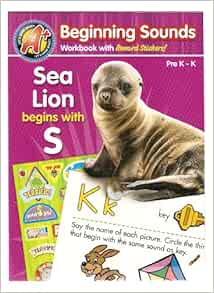 Beginning Sounds Workbook with Reward Stickers (A+ Let's Grow Smart ...