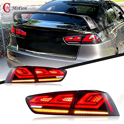 HCmotion LED Tail lights Assembly for Mitsubishi Lancer EVO X 2008-2020 ...