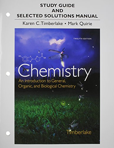 Study Guide and Selected Solutions Manual for Chemistry: An ...