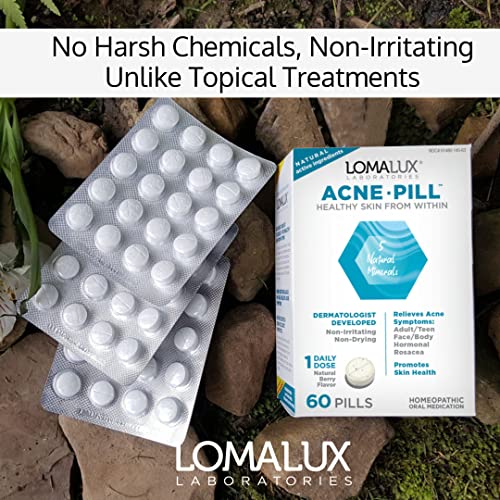 Loma Lux Acne Pill - All Natural Skin Clearing Minerals , Dermatologist ...