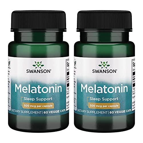 Swanson Melatonin 500 mcg 60 Veg Capsules (2 Pack) in Oman | Whizz ...