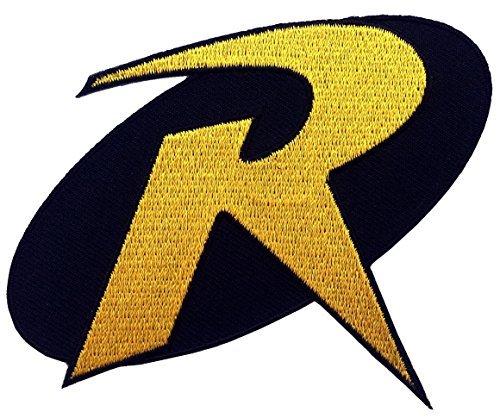 1 X ROBIN R Uniform Logo- BATMAN Animated Series 3.5 Costume Patch by ...