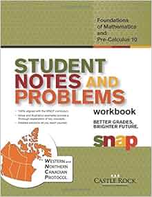 Student Notes and Problems - Foundations of Math and Pre-Calculus 10 ...