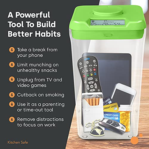 kSafe Time Locking Container, Break Bad Habits - Quit Smoking, Snacking ...