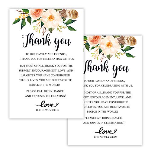 Wedding Guest Thank You Note