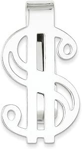 Amazon.com: Sterling Silver Dollar Sign Money Clip: Jewelry