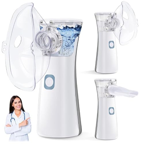 Portable Nebulizer, VCBB Handheld Mesh Nebulizer for Adults and Kids ...