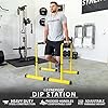 Synergee Dip Bar. Adjustable Dip Station from 30” – 39” for Dips ...
