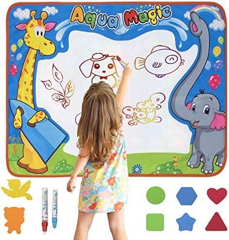 Stockyfy Aqua Magic Mat Water Doodle Mat Water Drawing Play Mat Size 29 ...