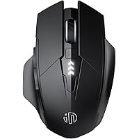 INPHIC Wireless Mouse, [Upgraded: Battery Level Visible] Large ...