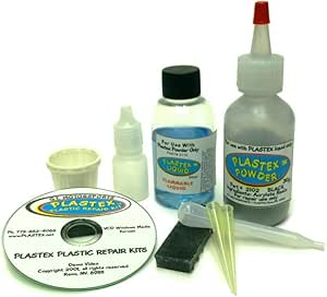 Plastex Plastic Repair Kit - Easily Glue, Repair or Remake Broken ...