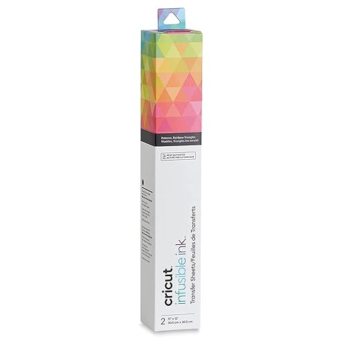 Cricut Infusible Ink Transfer Sheet Patterns, Rainbow Triangles (2 ct ...