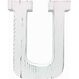 Amazon.com: Extra Large Wood Decor Letters Wood Distressed White ...