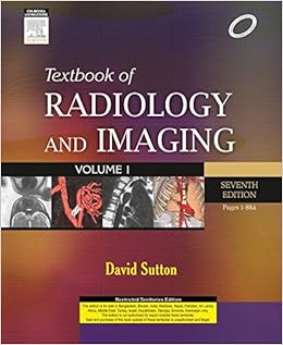 Textbook of Radiology and Imaging - 2 vol set IND reprint: David Sutton ...