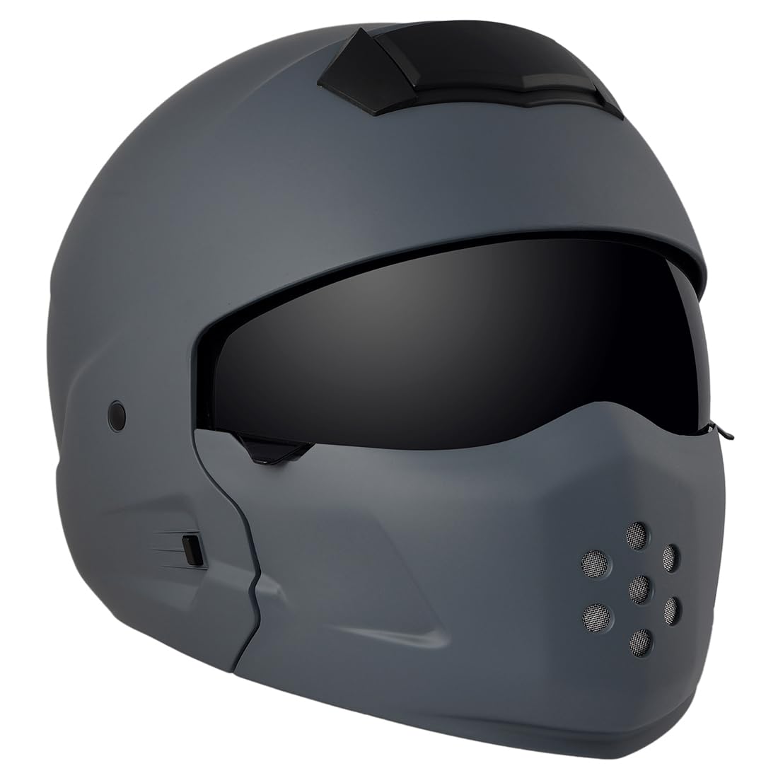 Harssidanzar 3/4 Open Face Motorbike Motorcycle Helmet Full Face ...