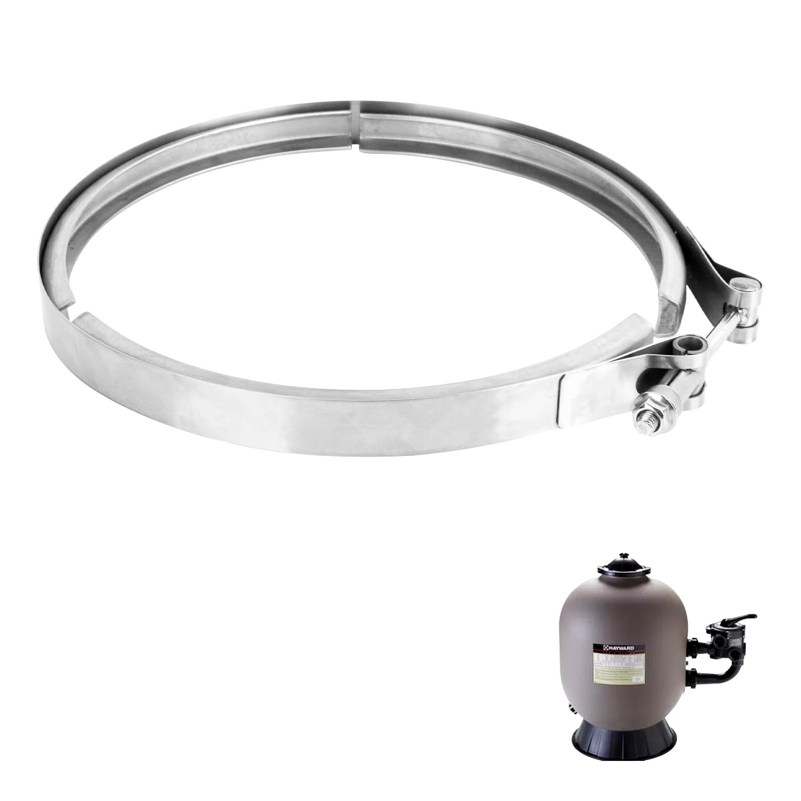 Aitruman SX310N Heavy Duty Clamp for Hayward Pro Series Sand Filter ...