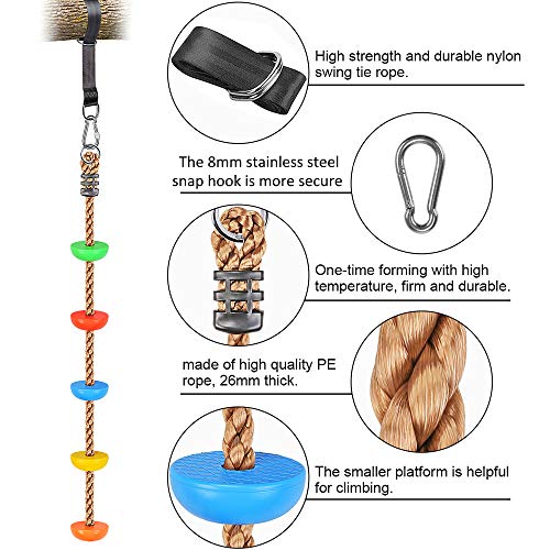 Adult Swing WAREMAID Kids Swing Seat – EVA Soft Plastic U-Shape Tree ...