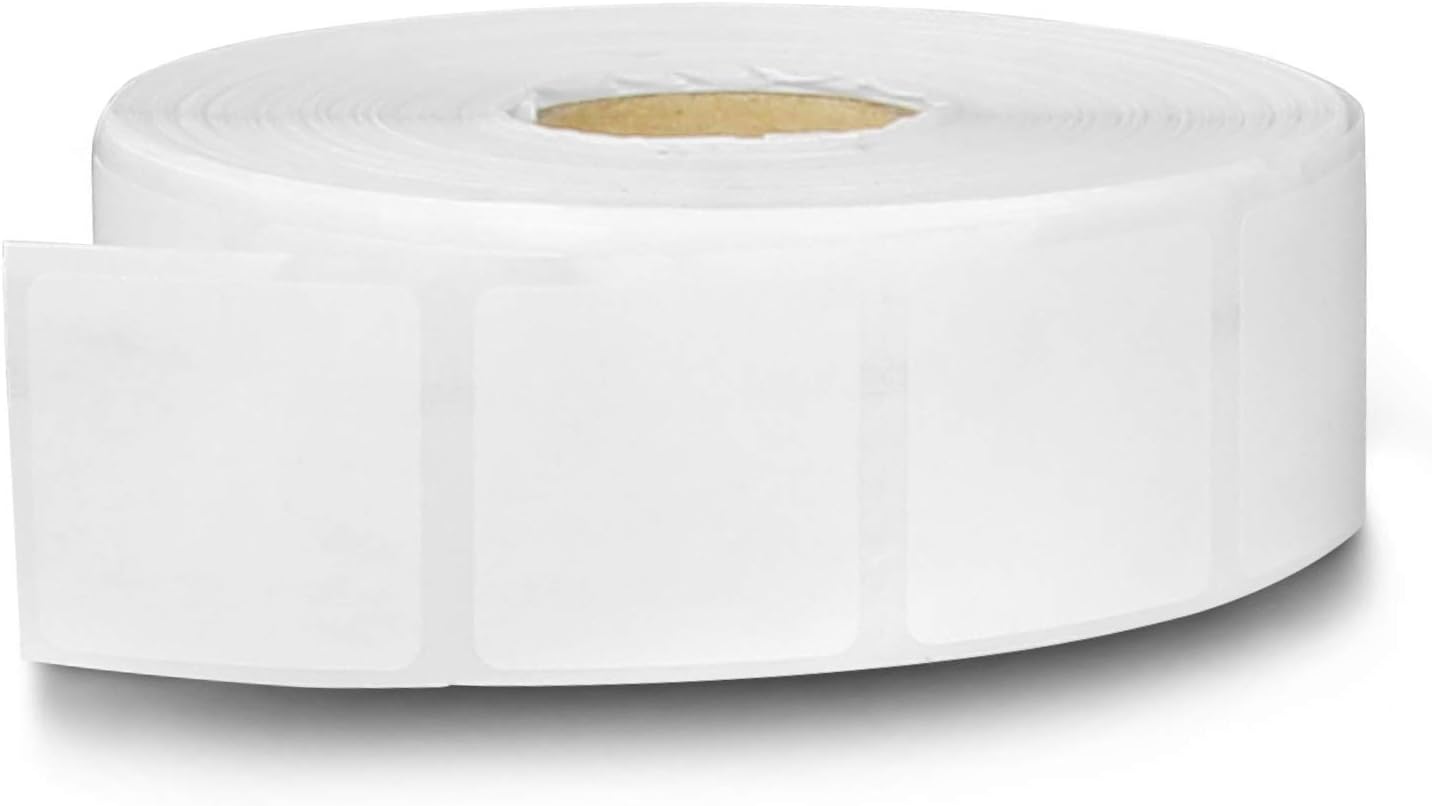 Amazon.com : OfficeSmart Labels ZR1100100-1 x 1 Inch Removable Direct ...