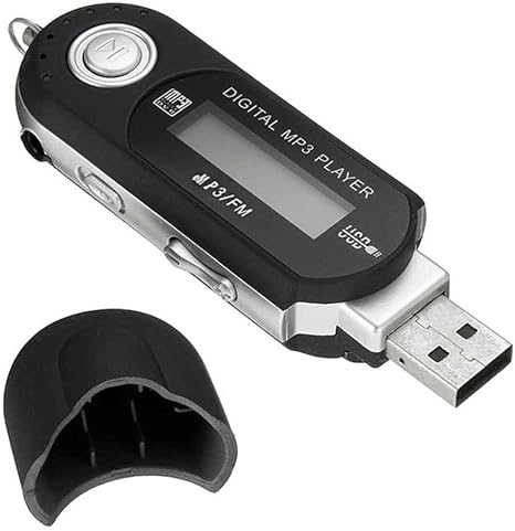 OcioDual Mini USB Reproductor MP3 WMA con Pantalla LCD Digital Negro ...