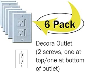 Amazon.com : 6-Pack Safety Innovations Self-closing (2 Screw) Decora ...
