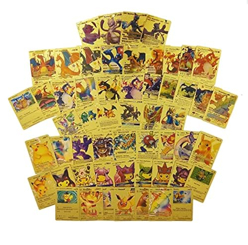 55 Pcs BLYOO Lightning Pokemon Cards Collection's Deck Box, GX VMAX DX ...