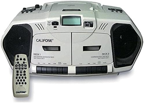 Califone Dual Cassette/CD Player with AM/FM Radio – BigaMart