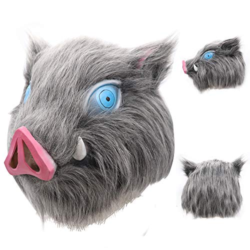 Inosuke Hashibira Mask DS Helmet Boar Cosplay Costume Accessories Full ...