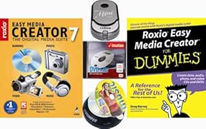 Amazon.com: Roxio Easy Media Creator 7 Bundle [Dummies Book, USB Mini ...