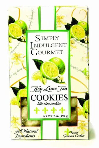 Simply Indulgent Gourmet Key Lime Tea Cookies, 7-Ounce Boxes (Pack of 6 ...
