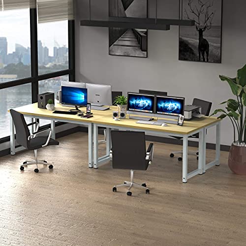 NSdirect Modern Computer Desk 63" Large Office Desk Writing Study Table ...